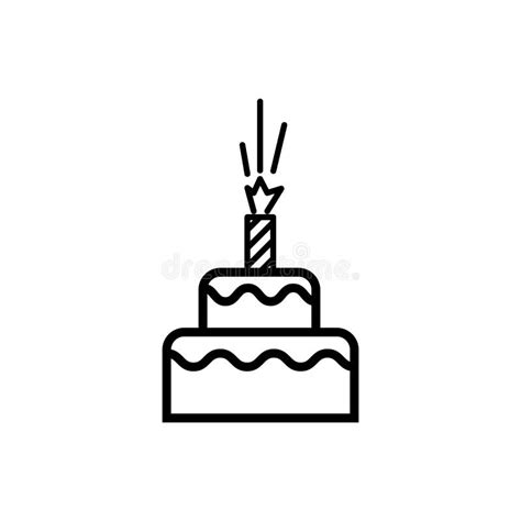 Fireworks Line Icon Outline Vector Sign Linear Pictogram Isolated On