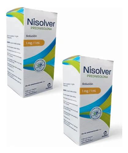 2 Nisolver Prednisolona Solución 1 Mg 1ml Fco C 100 Ml Maver Mercadolibre