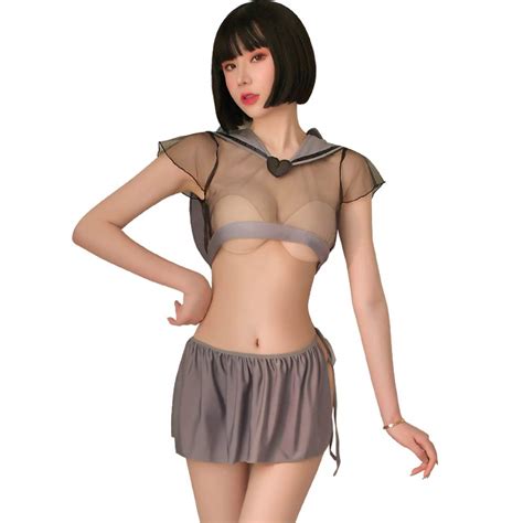Buy Sinroyee Sexy Japanese Schoolgirl Outfit Anime Lingerie Cosplay