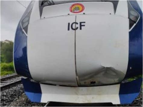 Vande Bharat Express Train Second Accident Now Train Hit Cow In