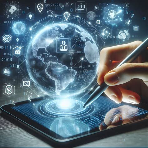 Exploring The Intersection Of Human Creativity And Digital Innovation In A Binary World Stock