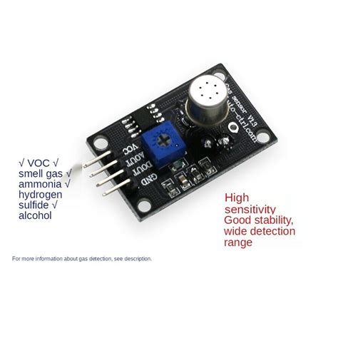 Tgs2602 Gas Sensor Air Quality Monitoring Odor Voc Odor Ammonia