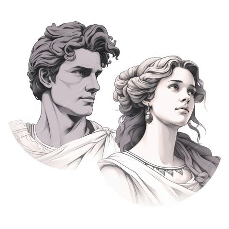 Premium Photo Neoclassical Portraits Greek Costumes In Hyperdetailed