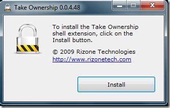 Windows Quick Way To Take Ownership Of File Folder