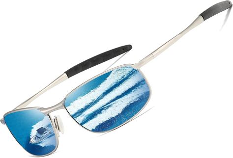 Polarized Sunglasses Mens Retro Rectangular Frame Classic Unisex Glasses K0535