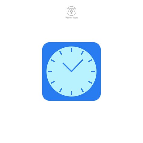 Clock Or Timer Icon A Sleek And Precise Vector Illustration Of A Clock Or Timer Representing