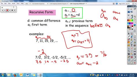 Examples Of Recursive Formulas For Geometric Sequences Westride