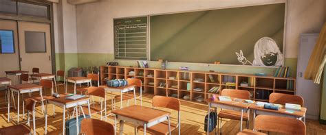Unreal Engine 5 Japanese Classroom — Polycount