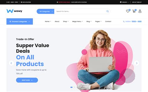 Wowy Bootstrap 5 Ecommerce Frontend And Dashboard Html Template