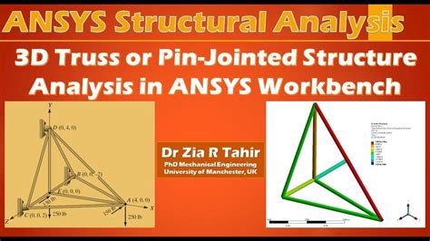 3 D Truss Analysis In Ansys Workbench Lecture 5 Youtube