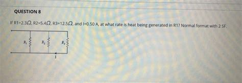 Solved Questions A Resistor And Another Resistor 2r Are