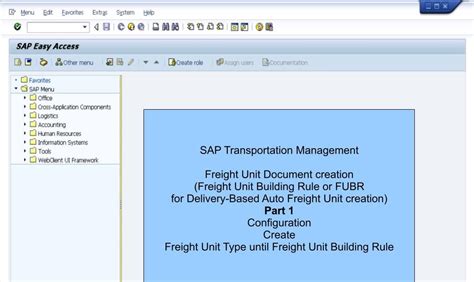 青蛙sap分享 Froggys Sap Sharing Sap S4 Tm Freight Unit Building Rule