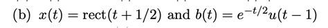 solved compute the following convolutions between the two