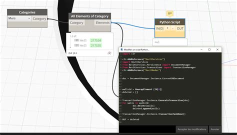 Deleting Elements Using Python Revit Dynamo