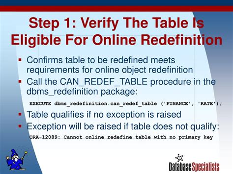 ppt don t shut down that database use oracle 9i online object