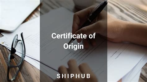Certificate Of Origin Preferential And Non Preferential ShipHub