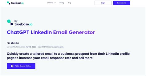 chatgpt linkedin email generator ai tool details price and