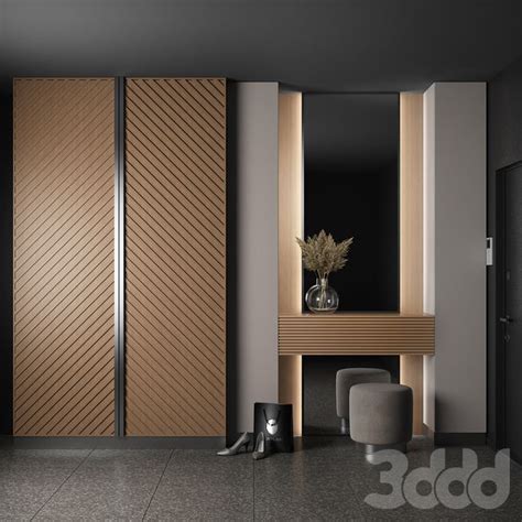 3d модели скачать на Дизайн шкафа Дизайн телестены Дизайн