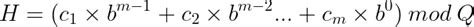 rabin karp algorithm using polynomial hashing and modular arithmetic by vigar block the
