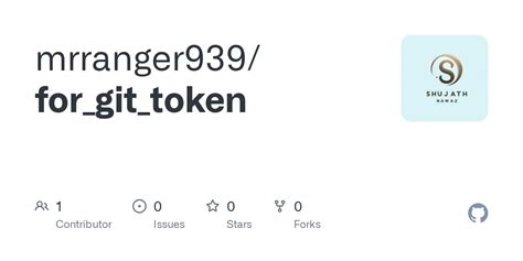Github Mrranger939 For Git Token