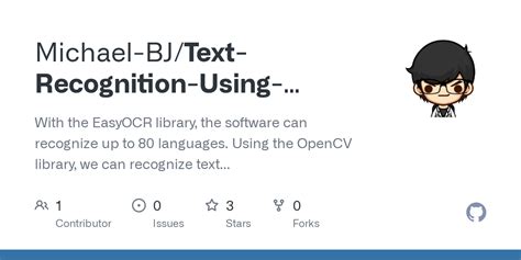 github michael bj text recognition using easyocr realtime with the