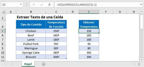 Extraer Texto De Una Celda Excel Y Google Sheets Excel Tutorials Excel Shortcuts Excel Formula