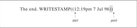 Writestamps Writing GNU Emacs Extensions Book