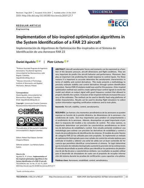 Pdf Implementation Of Bio Inspired Optimization Algorithms In The