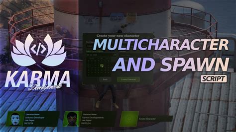 Fivem MultiCharacter Spawn 2 0 System QBCore