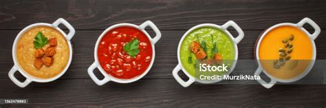 야채 수프 세트 호박 녹색 완두콩 렌틸 수프에 재료 요리 음식 맨 위 보기입니다 봄에 대한 스톡 사진 및 기타 이미지 Istock