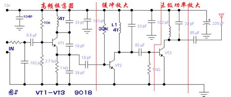 小功率调频广播发射机电路（1000m） 无线发射 维库电子市场网