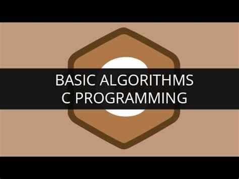 Understanding Basic Algorithms In C Programming Edureka YouTube