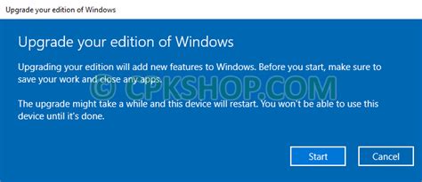 Upgrade Windows Home To Pro Edition