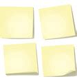 Note Color Paper With Push Colored Pin Template Vector Image