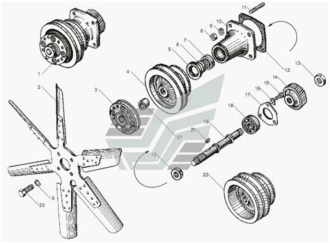 Шкив привода вентилятора 3 х ручьевой ЯМЗ 238НД 3 НД 4 238НП 1308025 автодизель АГРОРЕМТОРГ