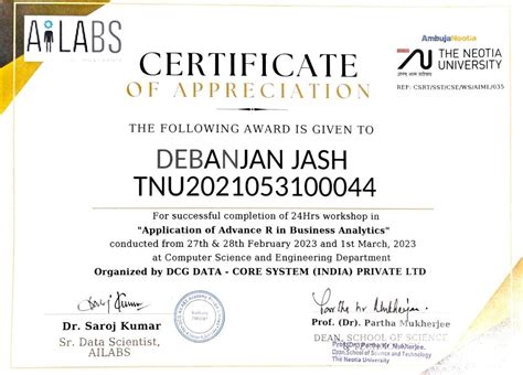Debanjan Jash On Linkedin Tnu