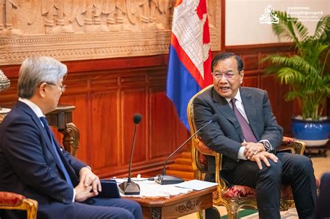 A Courtesy Call By His Excellency Ueno Atsushi New Ambassador Of Japan