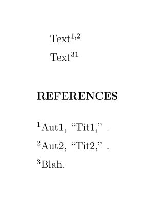 Bibliographies Grouping Footnotes And Citations In Superscript Formatting TeX LaTeX Stack