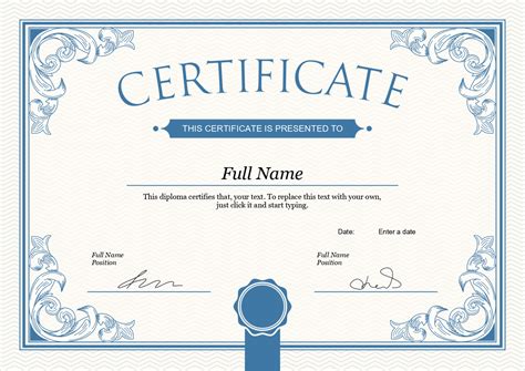 Certificate Template 6 Onlyoffice Onlyoffice