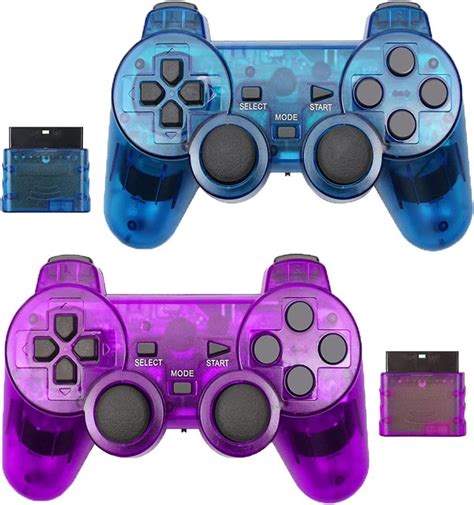 Wireless Controller For Ps2 Built In Dual Vibration 2 4g Gamepad Joystick Compatible For
