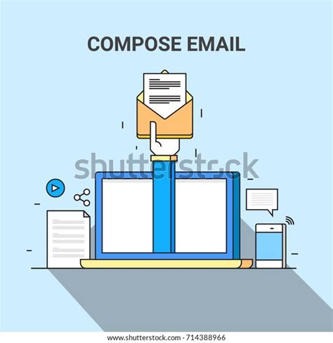 2 368 Email Compose Stock Vectors And Vector Art Shutterstock