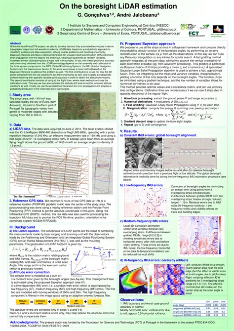 Pdf On The Boresight Calibration Of Airborne Lidar Systems