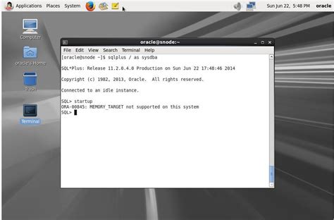 ora 00845 memory target not supported on this system by dmitry