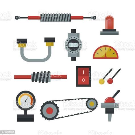 기계 제조 작업 세부 기어 기계 장비 산업 벡터 일러스트 레이 션의 일부 강철에 대한 스톡 벡터 아트 및 기타 이미지 강철