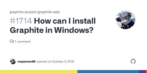 How Can I Install Graphite In Windows Issue 1714 Graphite Project
