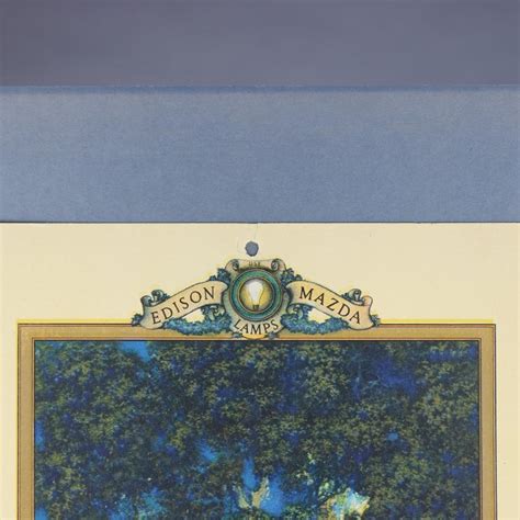 Antique Maxfield Parrish Reverie Edison Mazda Calendar Full Date Pad 1927 At 1stdibs 1927