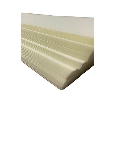 Papel Opalina Lisa 180 Grs Carta 100 Hjs Color Crema Trivel