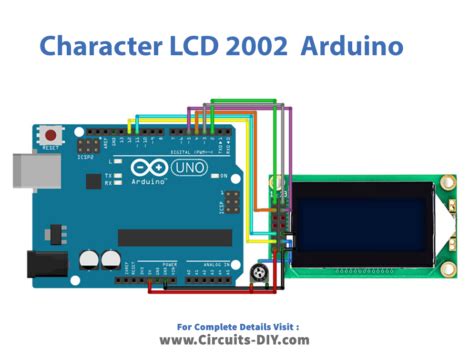 Interfacing Character LCD Modules 0802 1602 2002 2004 With Arduino