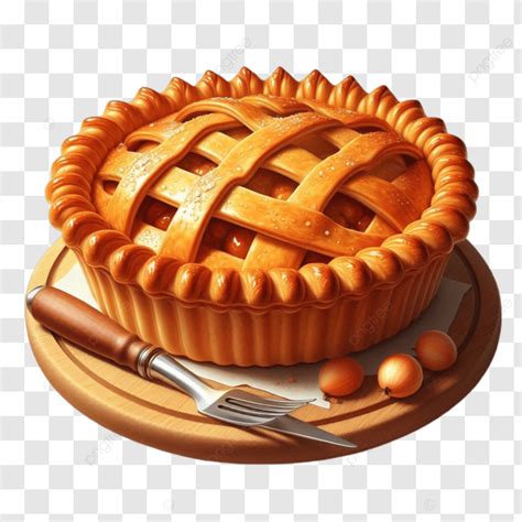 애플파이 고립된 일러스트 Ai 생성적 애플파이 고립된 일러스트 Ai 생성적 사과 파이 고립 된 그림 사과 파이 그림 Png