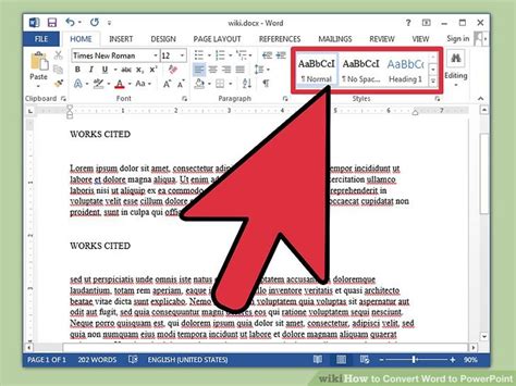 3 Ways To Convert Word To Powerpoint Wikihow
